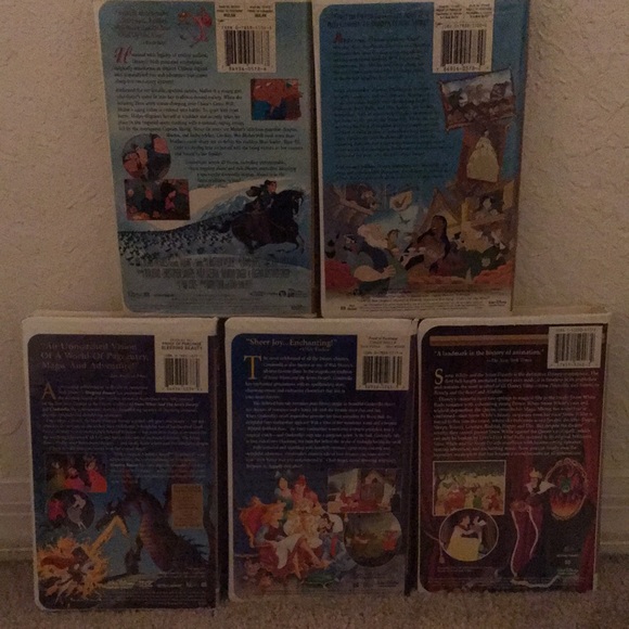 Disney | Other | Princess Collection Vhs Bundle | Poshmark